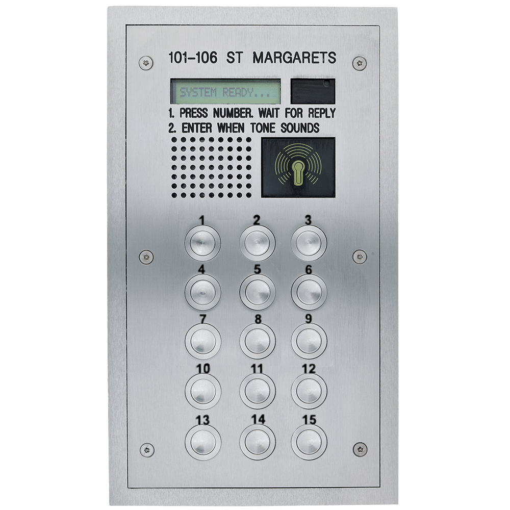 Mitre Bezel Functional Entrance Panel | Comelit-PAC