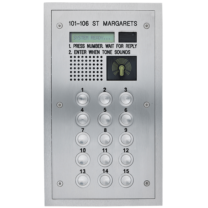 Mitre Bezel Functional Entrance Panel | Comelit-PAC